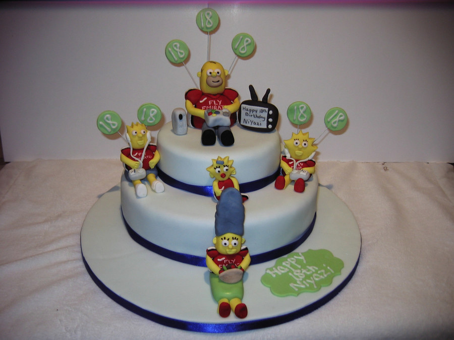 The Simpsons/arsenal - CakeCentral.com