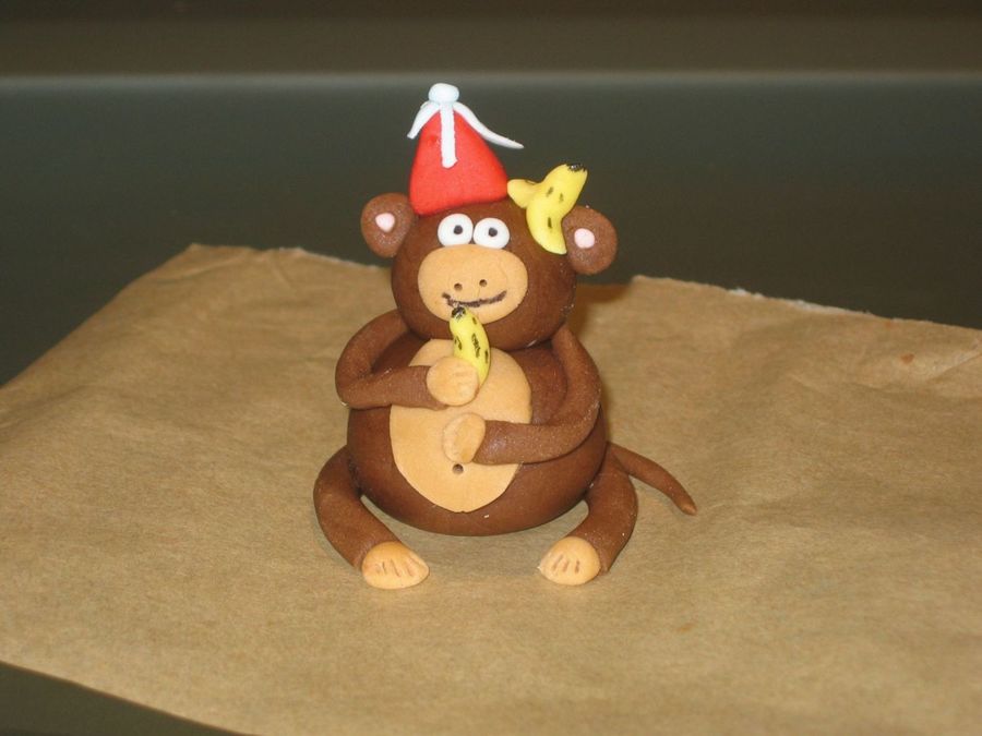Monkey Cake Topper - CakeCentral.com
