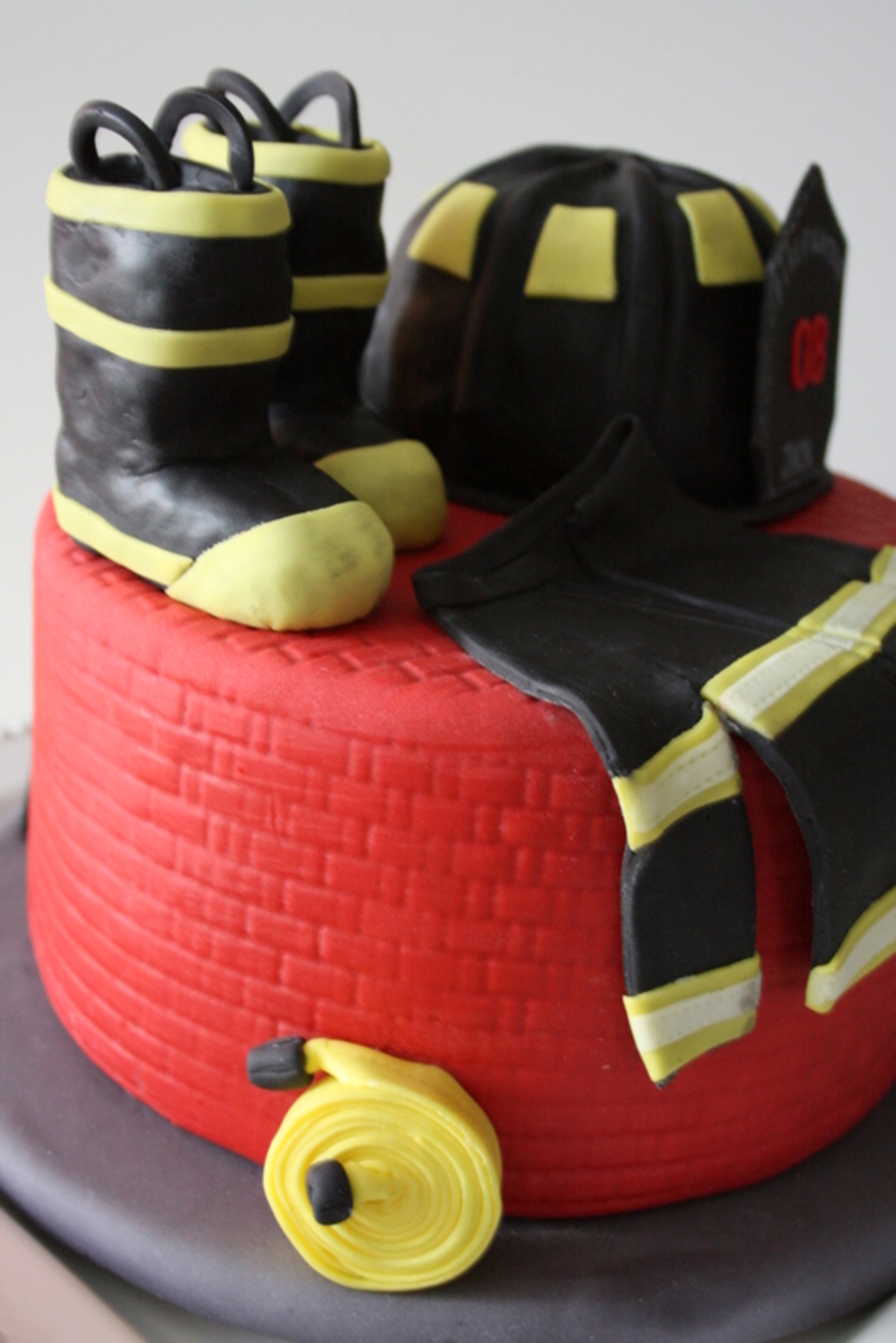 Firefighter Jacks Bday Cake - CakeCentral.com