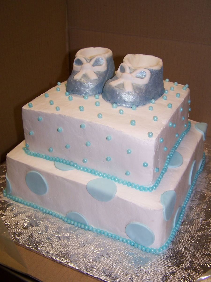 Baby Bootie Cake - CakeCentral.com