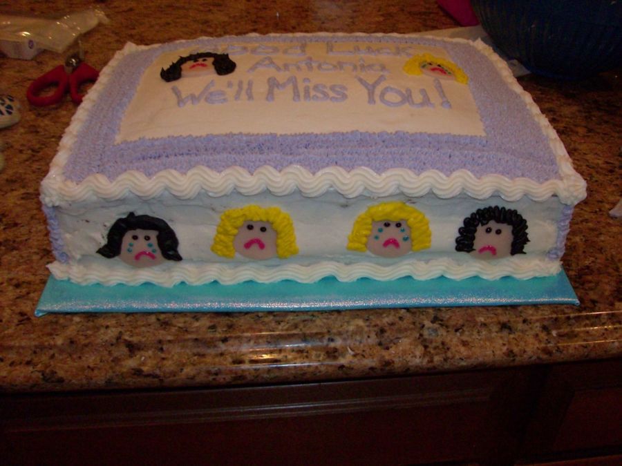 Goodbye Good Luck - CakeCentral.com