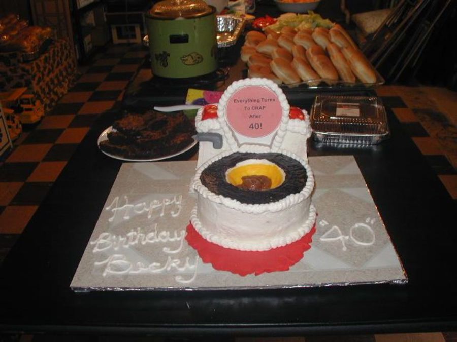 Beckys' 40Th - CakeCentral.com