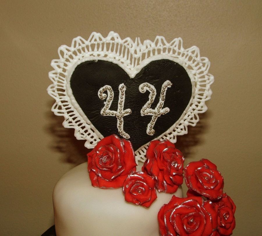 Anniversary Cake Topper - CakeCentral.com