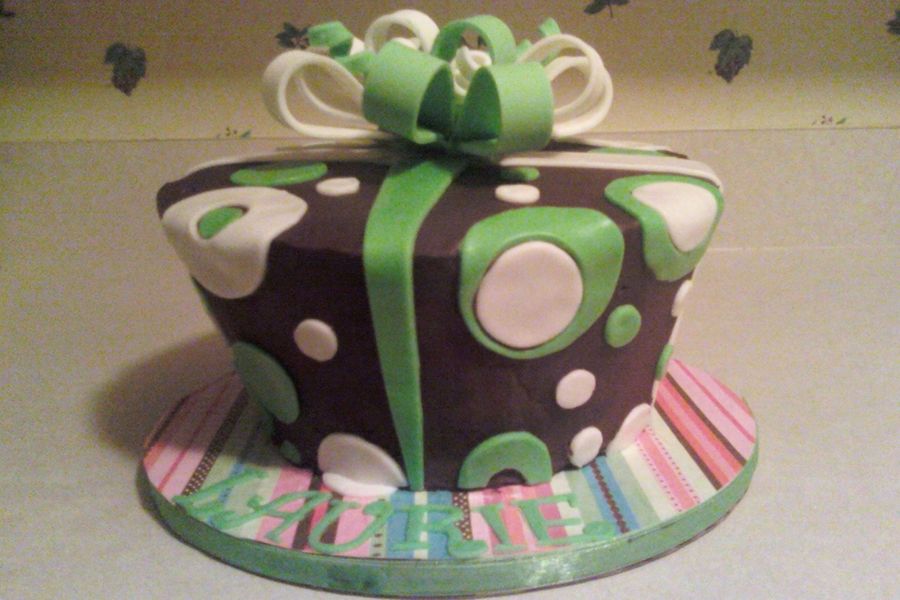 Chocolate Slanted Cake - CakeCentral.com