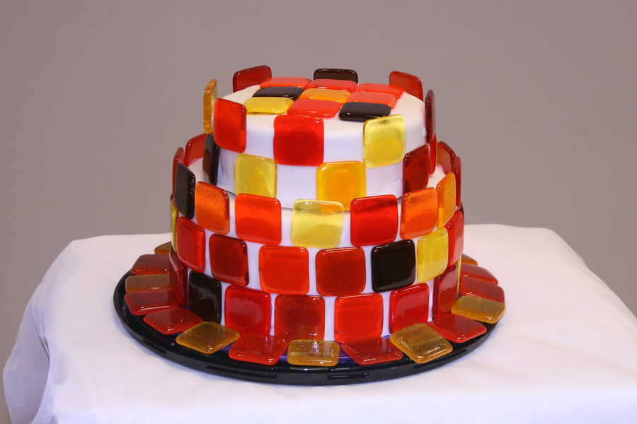 Sugar Tile Cake - CakeCentral.com