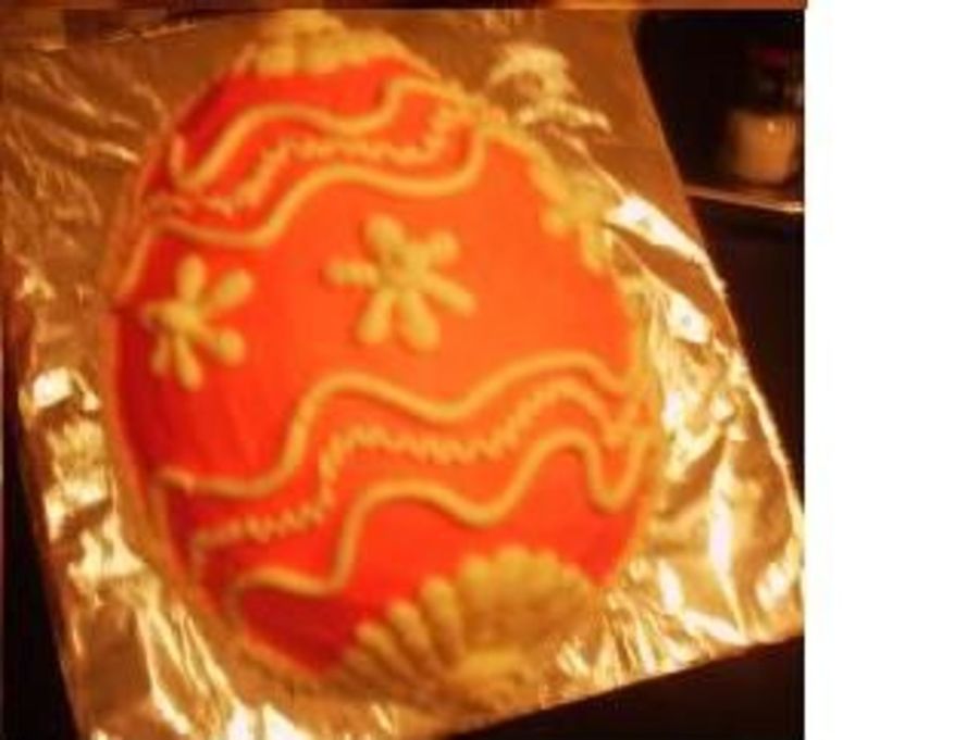 Easter Egg Cake - CakeCentral.com