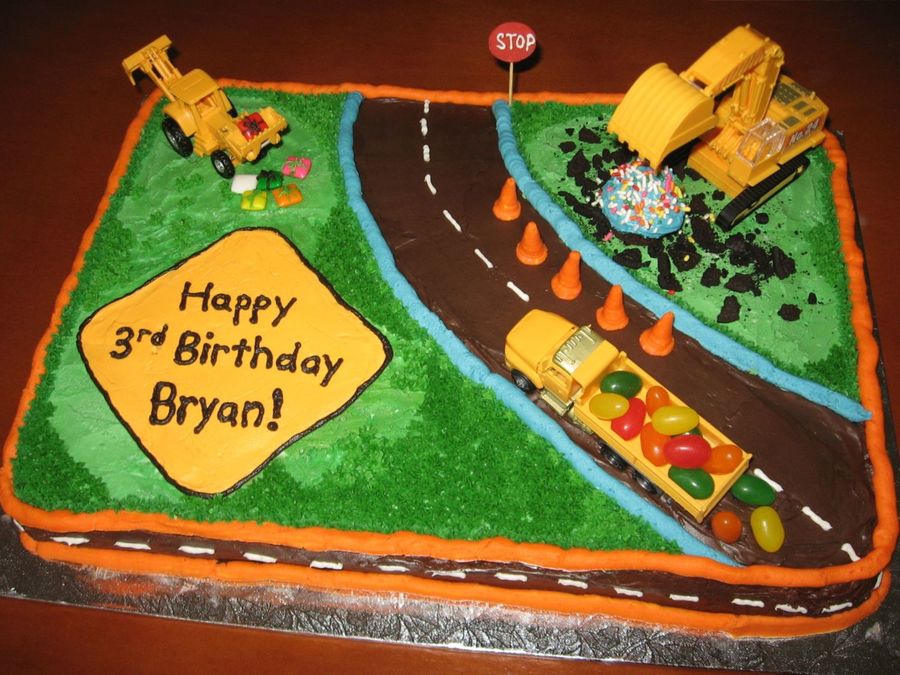 Construction Site Cake - CakeCentral.com