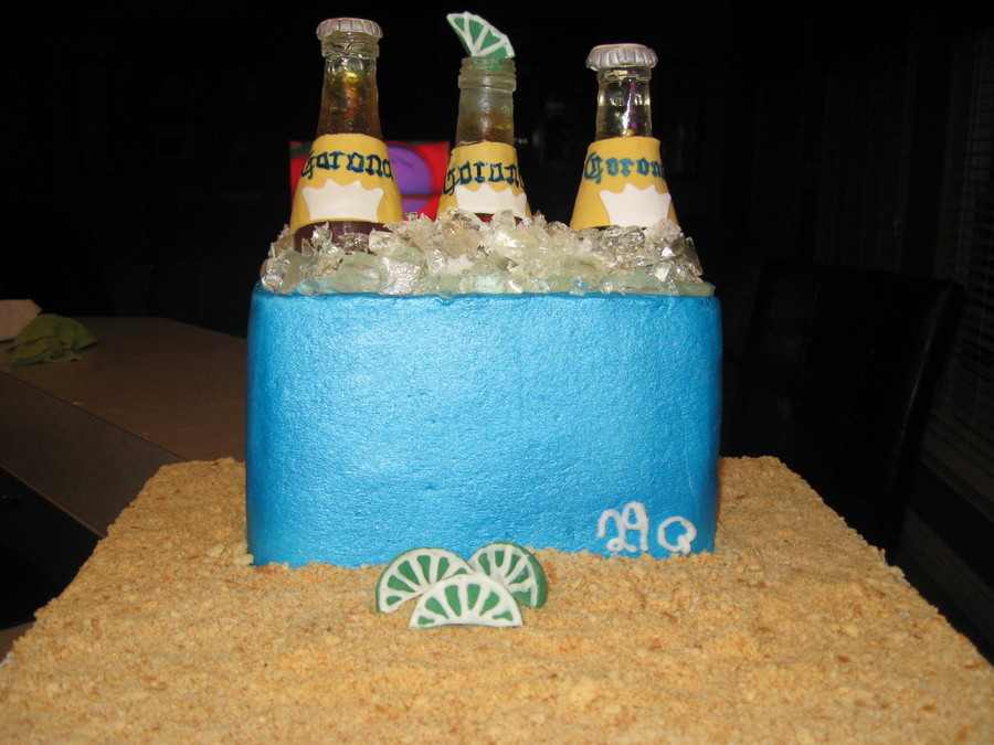 Ice Chest Full Of Beer - CakeCentral.com