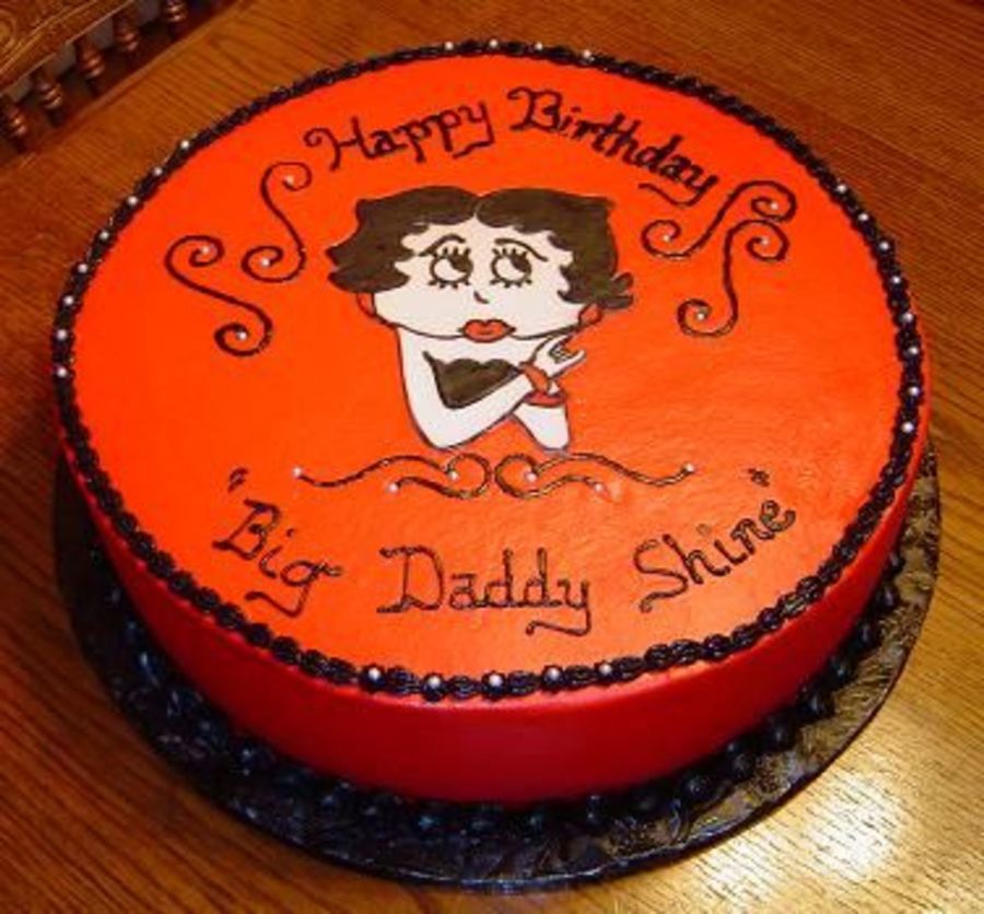 Betty Boop Birthday Cake