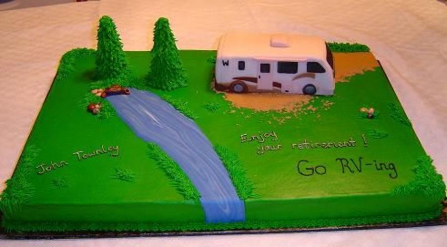 Rv Retirement Cake - CakeCentral.com