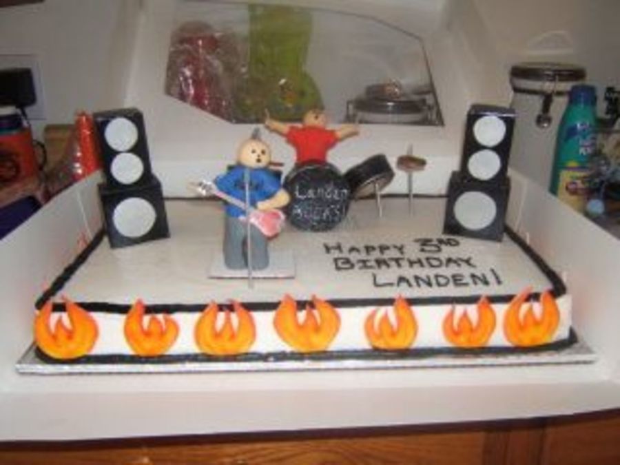 Rock And Roll Cake - CakeCentral.com