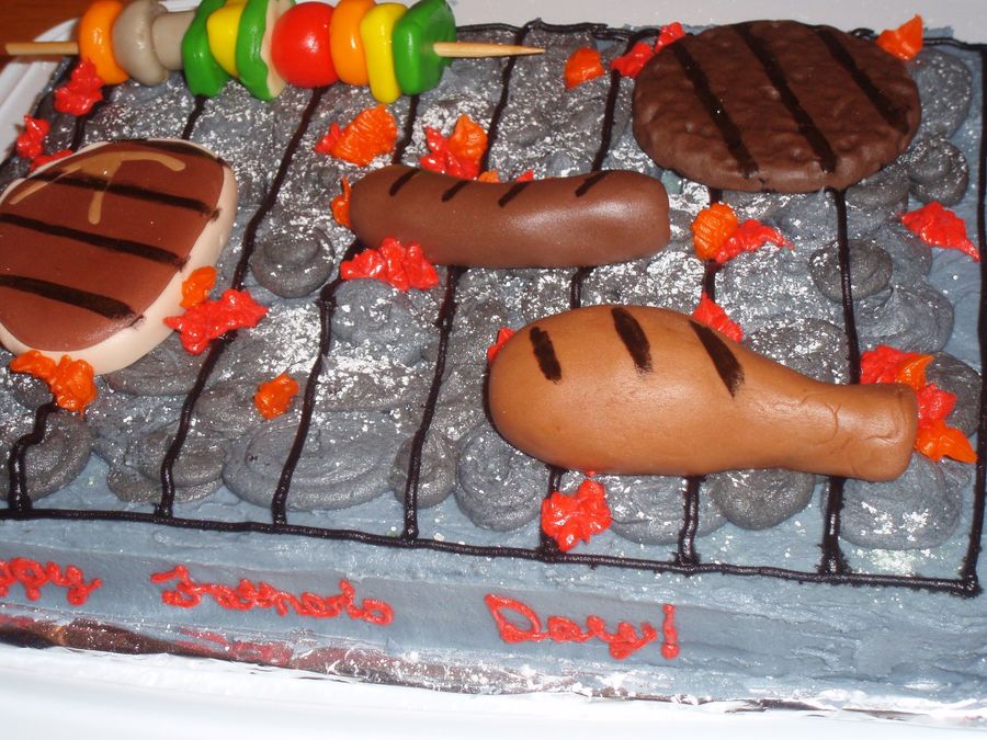 The Grill Cake - CakeCentral.com