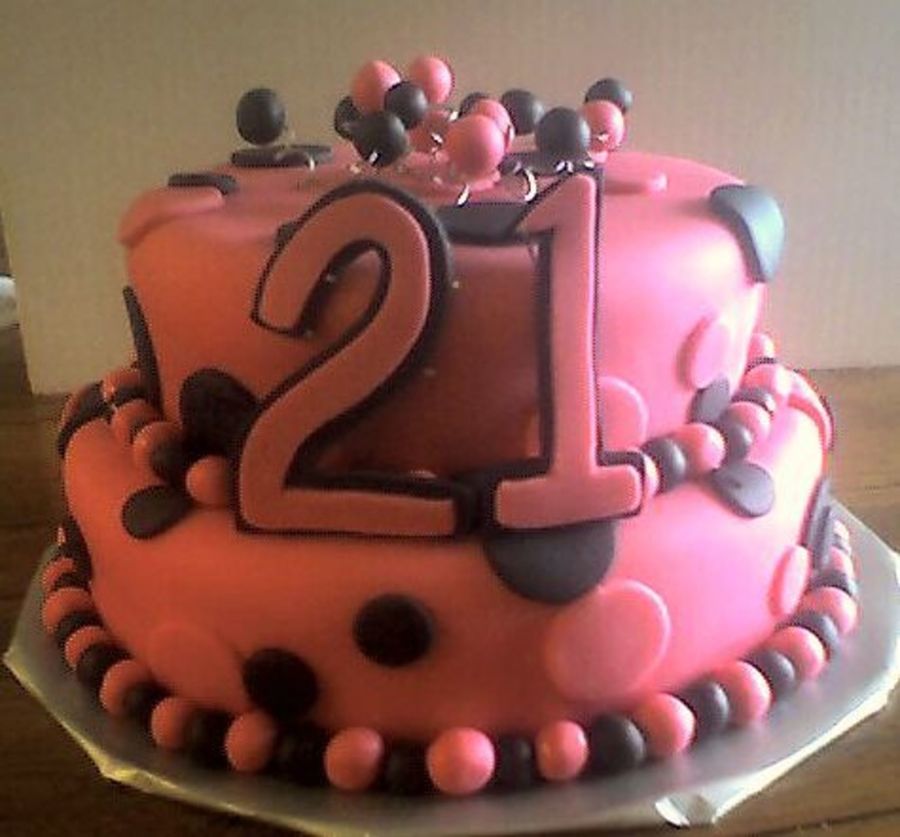 21 St Birthday Cake - CakeCentral.com