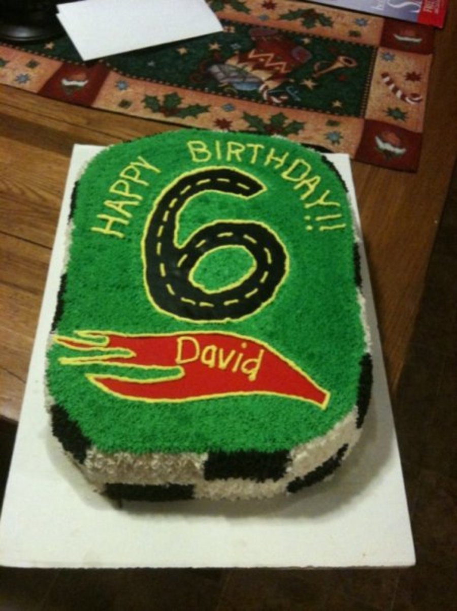 Race Track Cake - CakeCentral.com