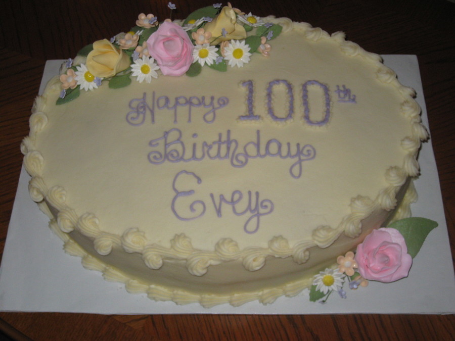 100Th Birthday Cake - CakeCentral.com