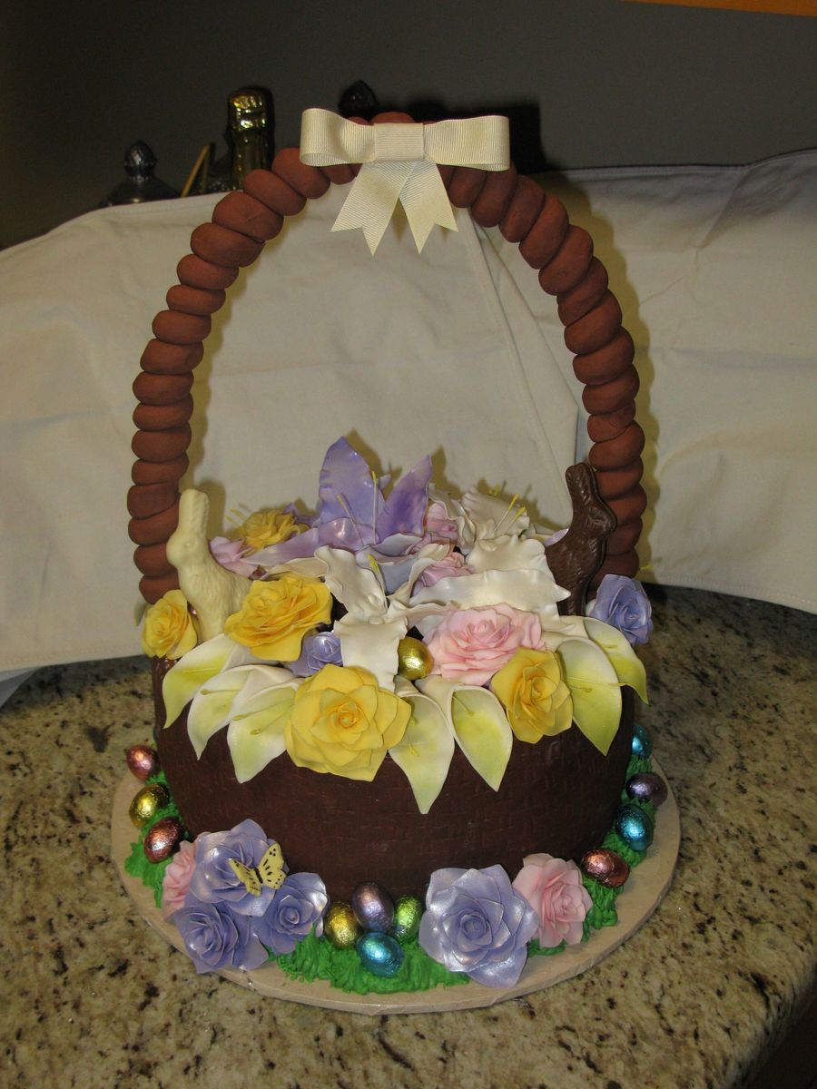 Easter Basket Cake - CakeCentral.com