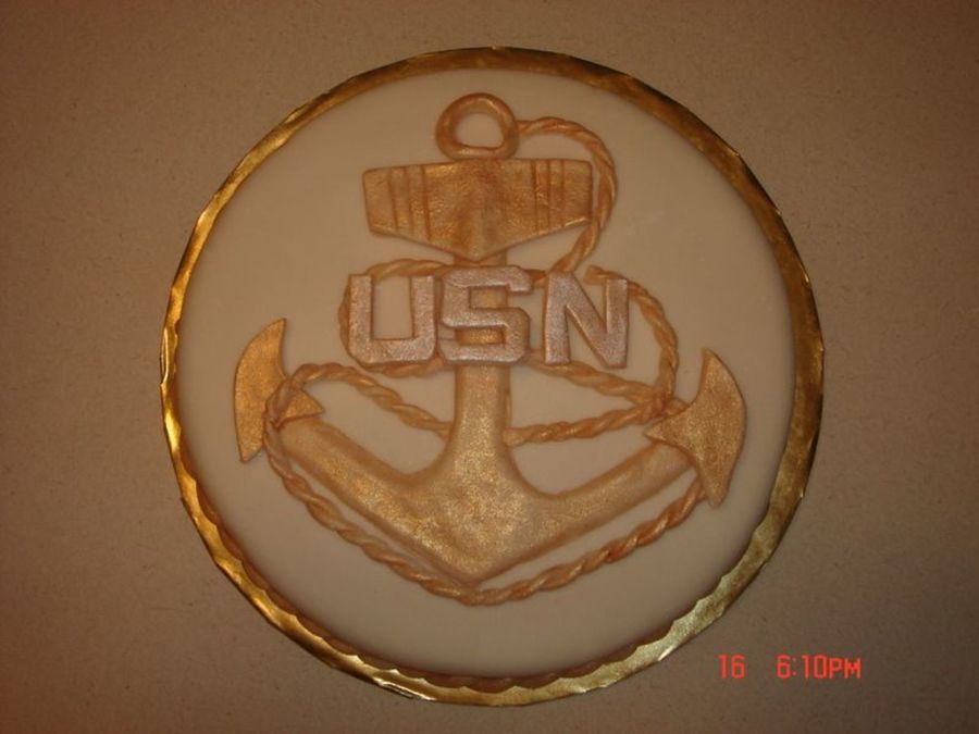 Usn Chief Cake - CakeCentral.com