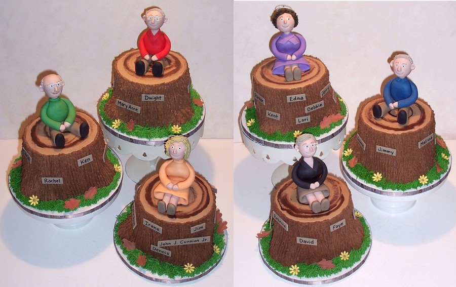 Family Tree (Stumps!) - CakeCentral.com