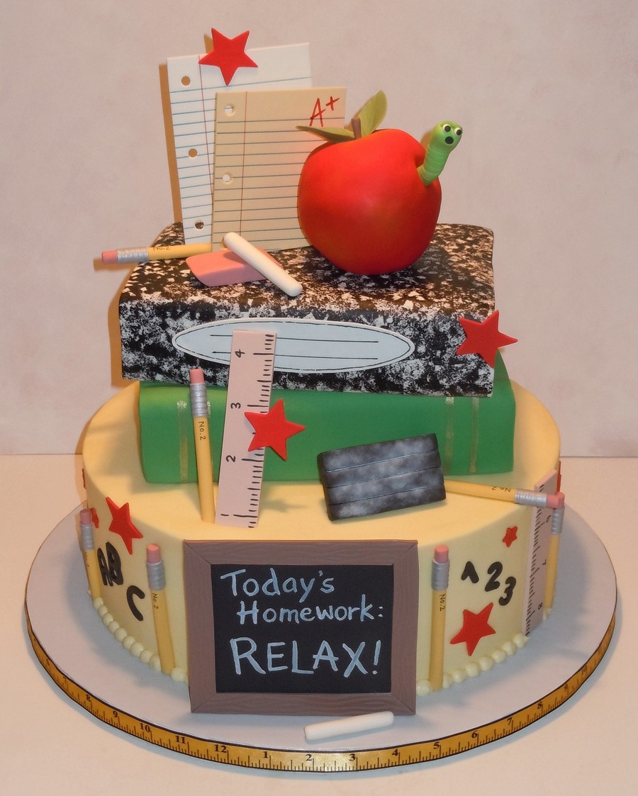 A Cake For A Teacher - CakeCentral.com
