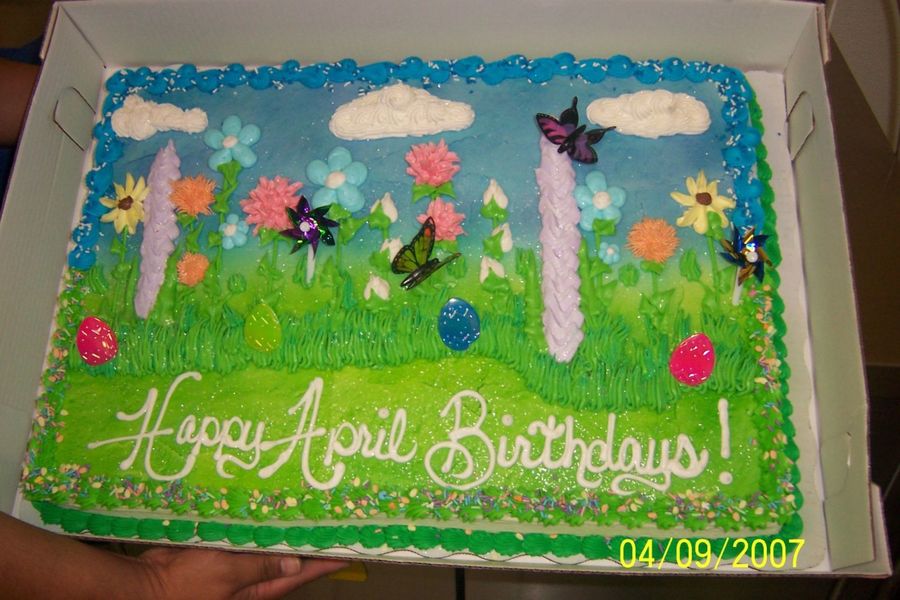 Spring Birthday - CakeCentral.com
