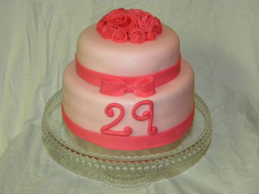 29Th Birthday Cake - CakeCentral.com
