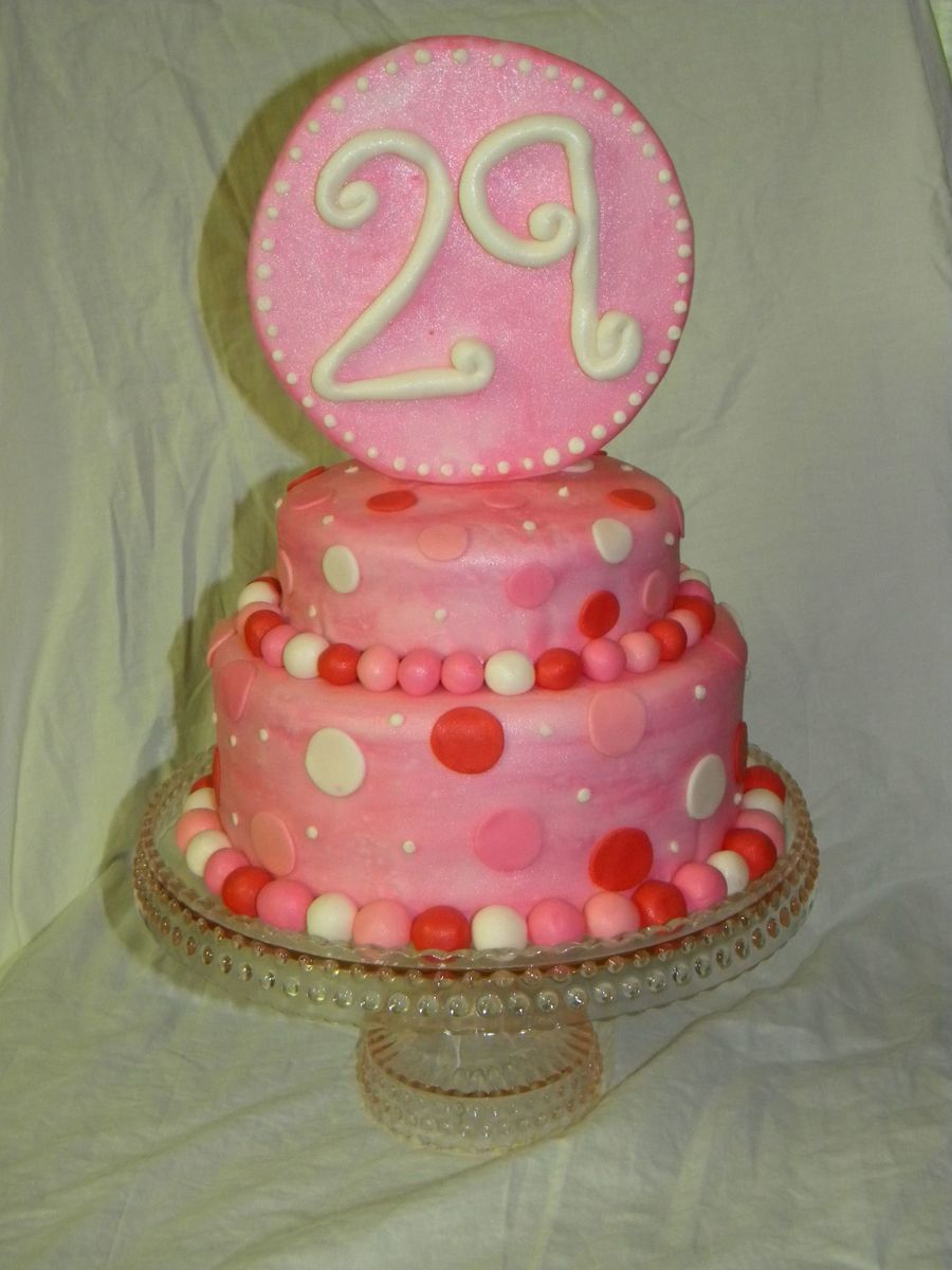 29Th Birthday Cake - CakeCentral.com