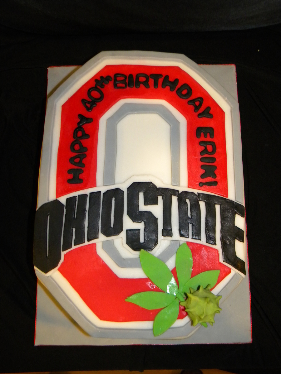 Ohio State Birthday Cake - CakeCentral.com