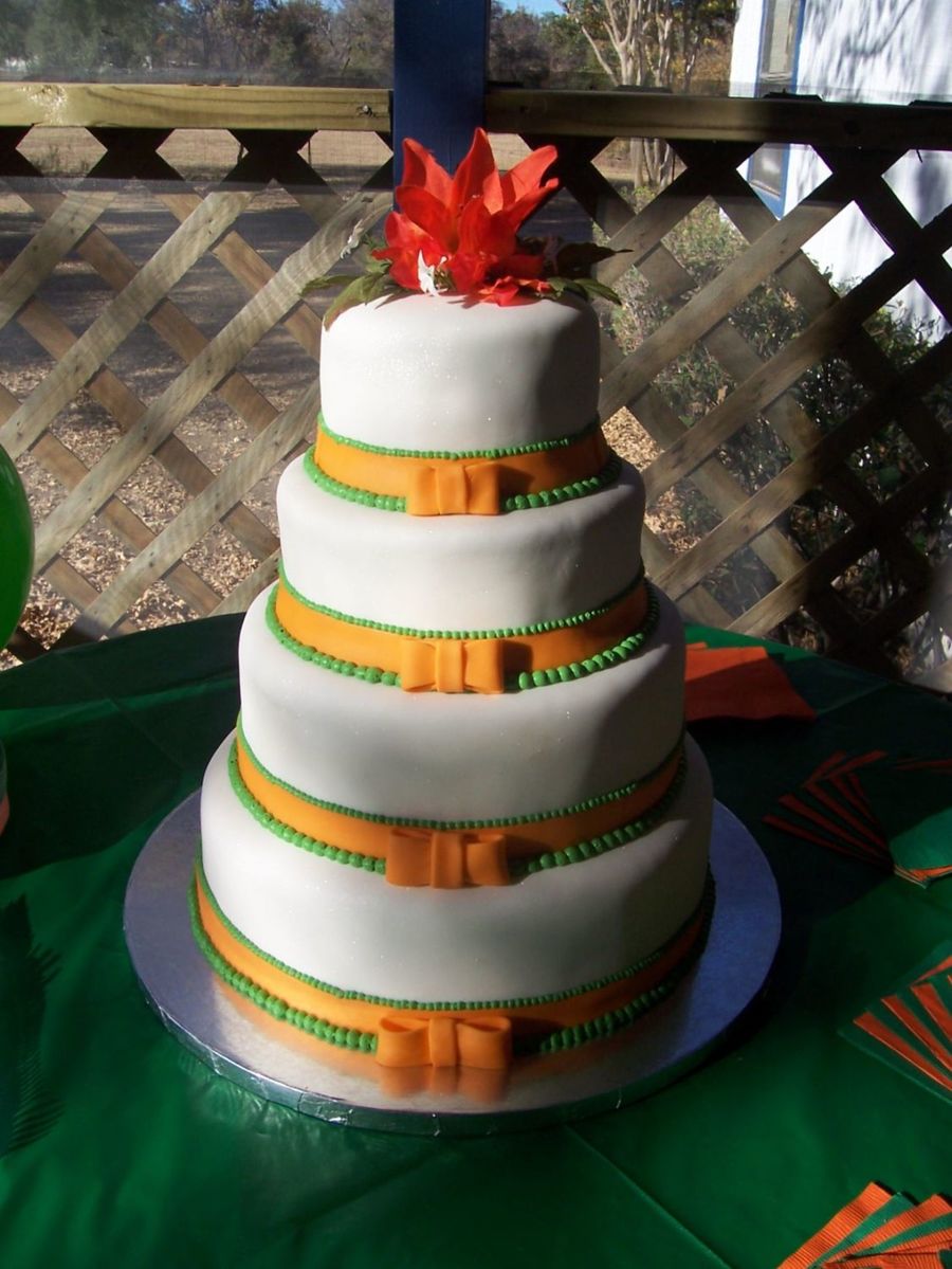My First Wedding Cake - CakeCentral.com