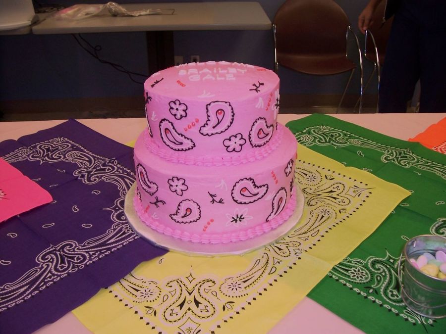 Bandana Baby Shower - CakeCentral.com