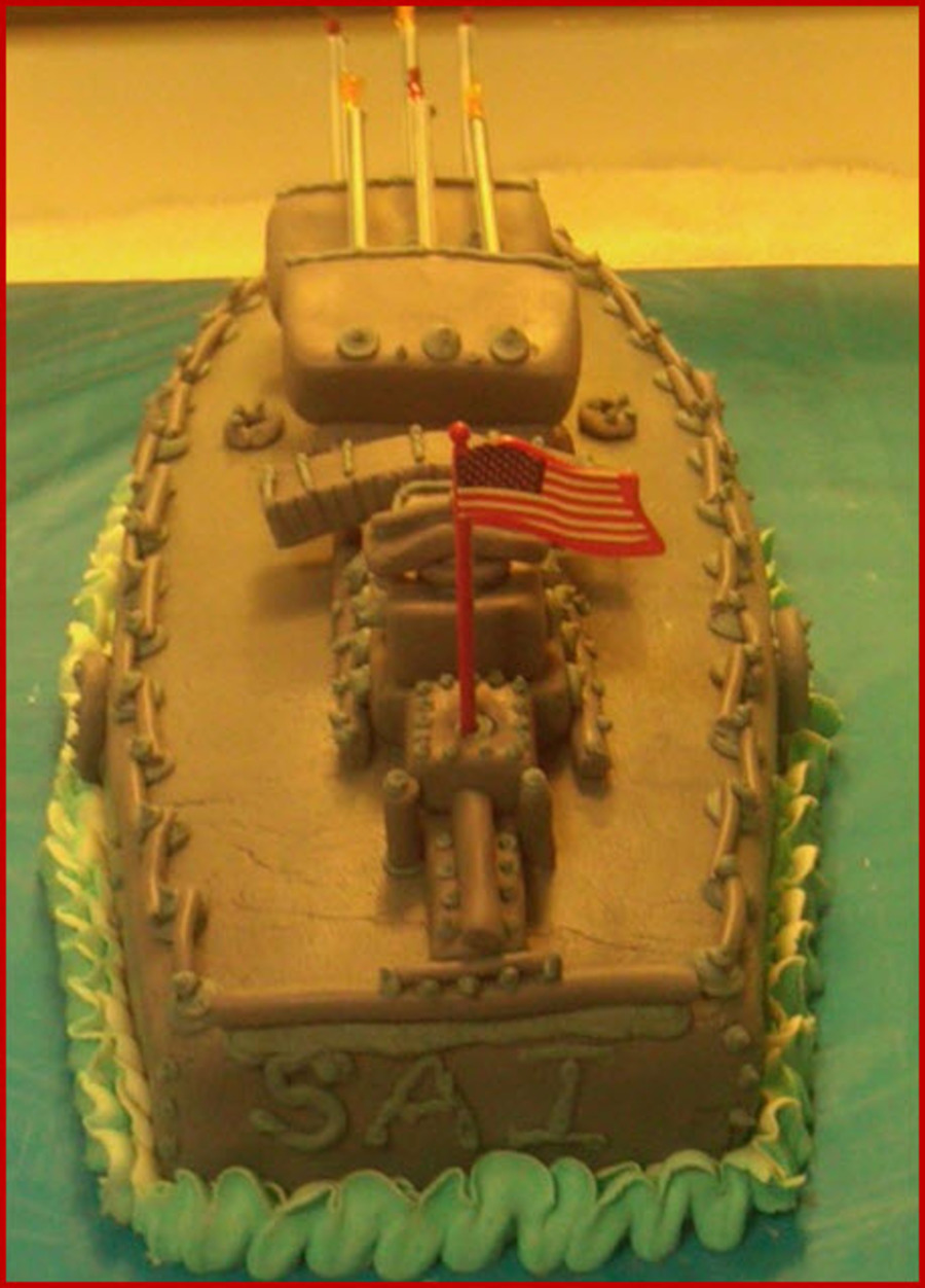 Uss Alabama Navy Battleship - CakeCentral.com