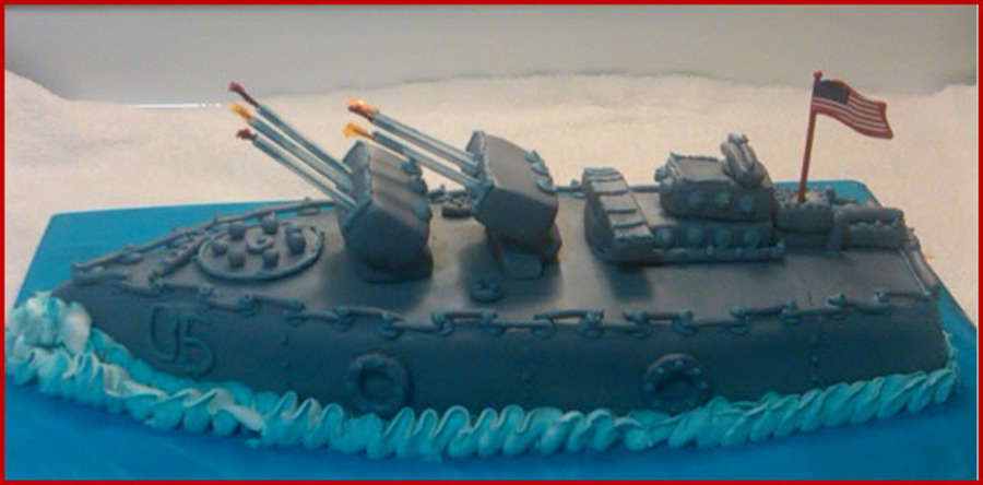 Uss Alabama Navy Battleship - CakeCentral.com
