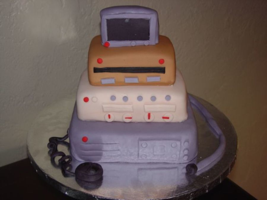 Tech Electronic Guy Cake - CakeCentral.com