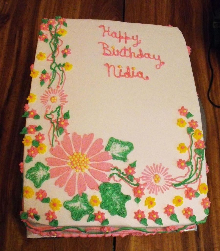 Flower Pink Stencils - CakeCentral.com