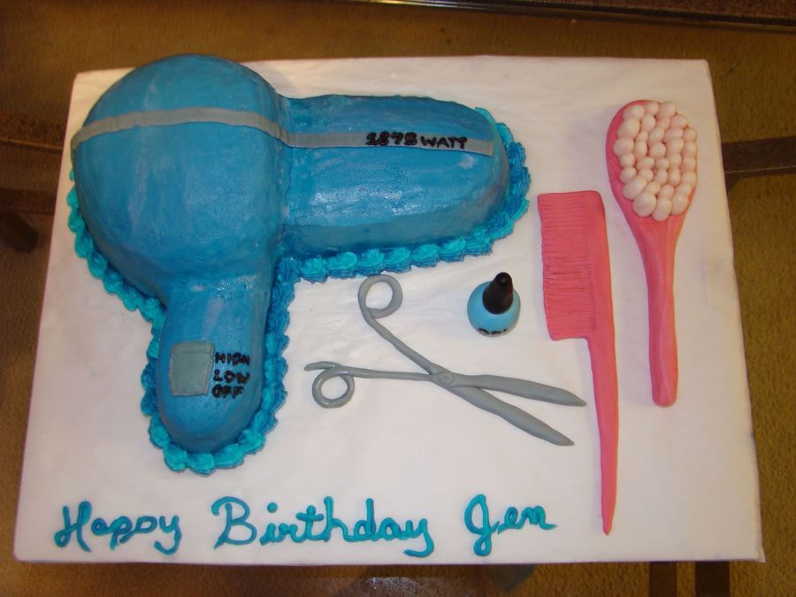 Hairdresser Cake - CakeCentral.com