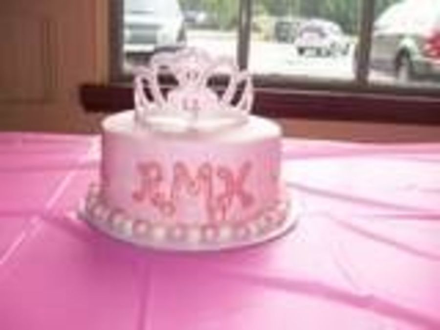 Royal Princess Crown Cake - CakeCentral.com