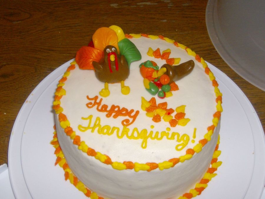 Thanksgiving Cake - CakeCentral.com