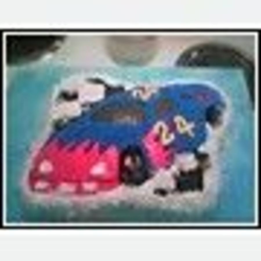 Jeff Gordon Cake - CakeCentral.com