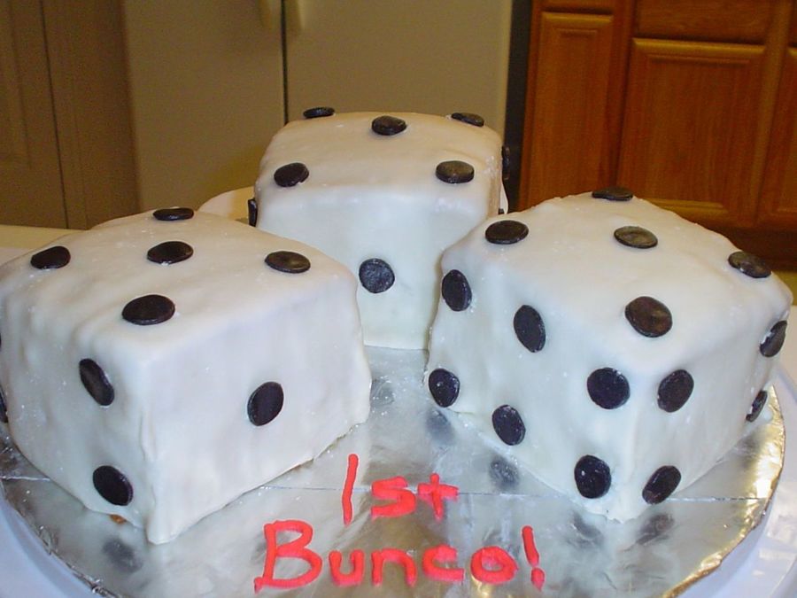 Bunco Cake - CakeCentral.com