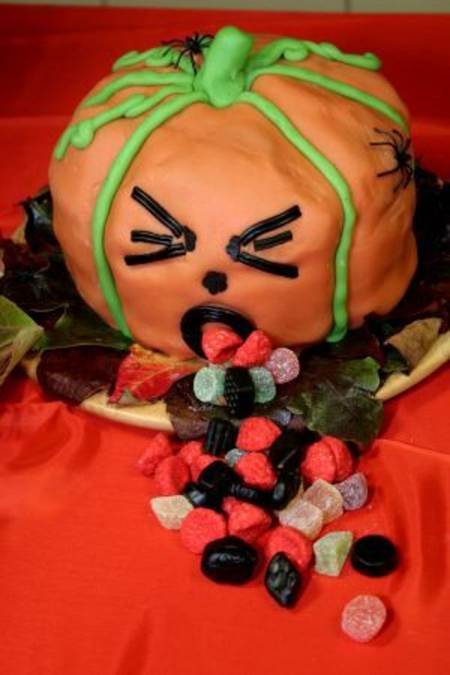 Vomiting Pumpkin - CakeCentral.com
