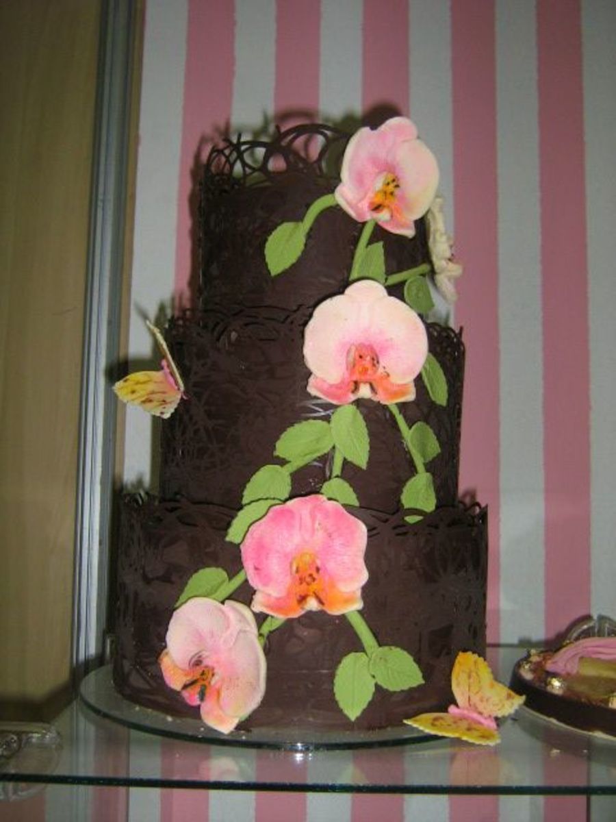 Chocolate Lace - CakeCentral.com