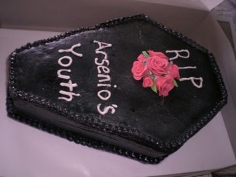 Casket Cake - CakeCentral.com