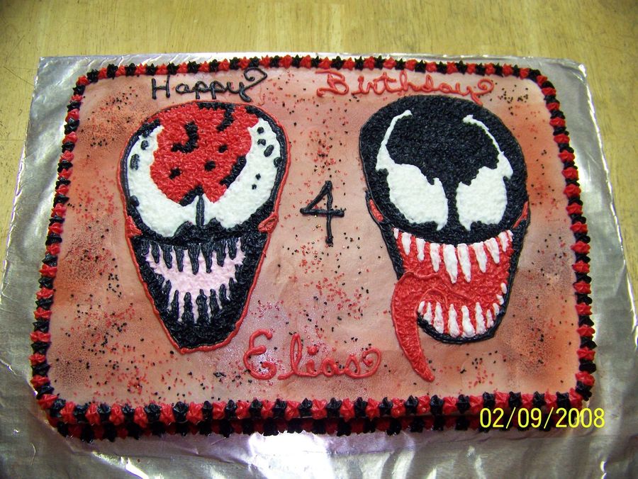 Venom And Carnage - CakeCentral.com