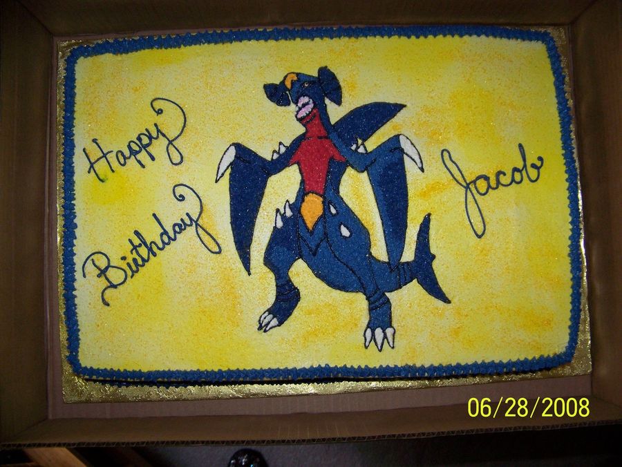 Pokemon-Garchomp - CakeCentral.com