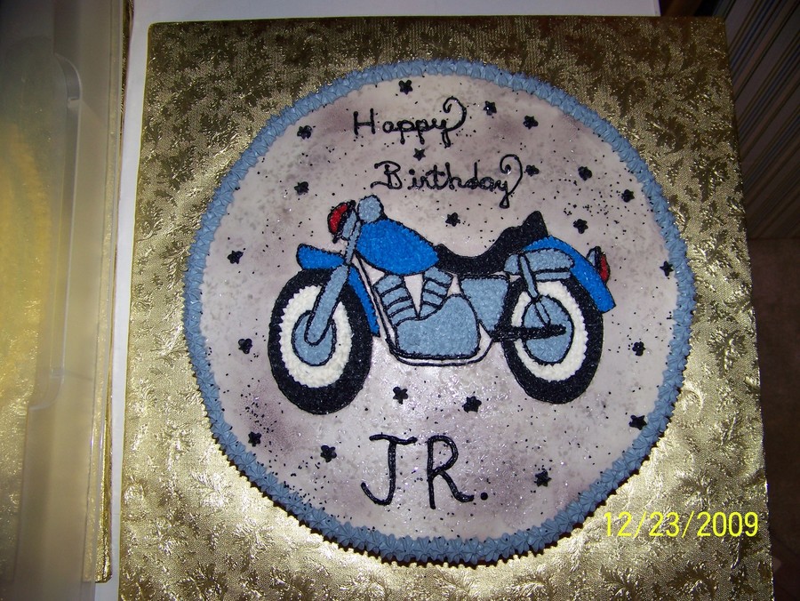Motorcycle Cake - CakeCentral.com