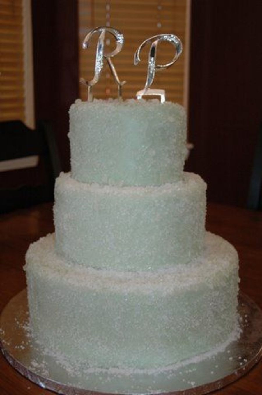 Second Wedding Cake - CakeCentral.com