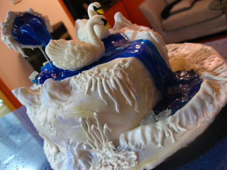 Swan Lake Cake - CakeCentral.com