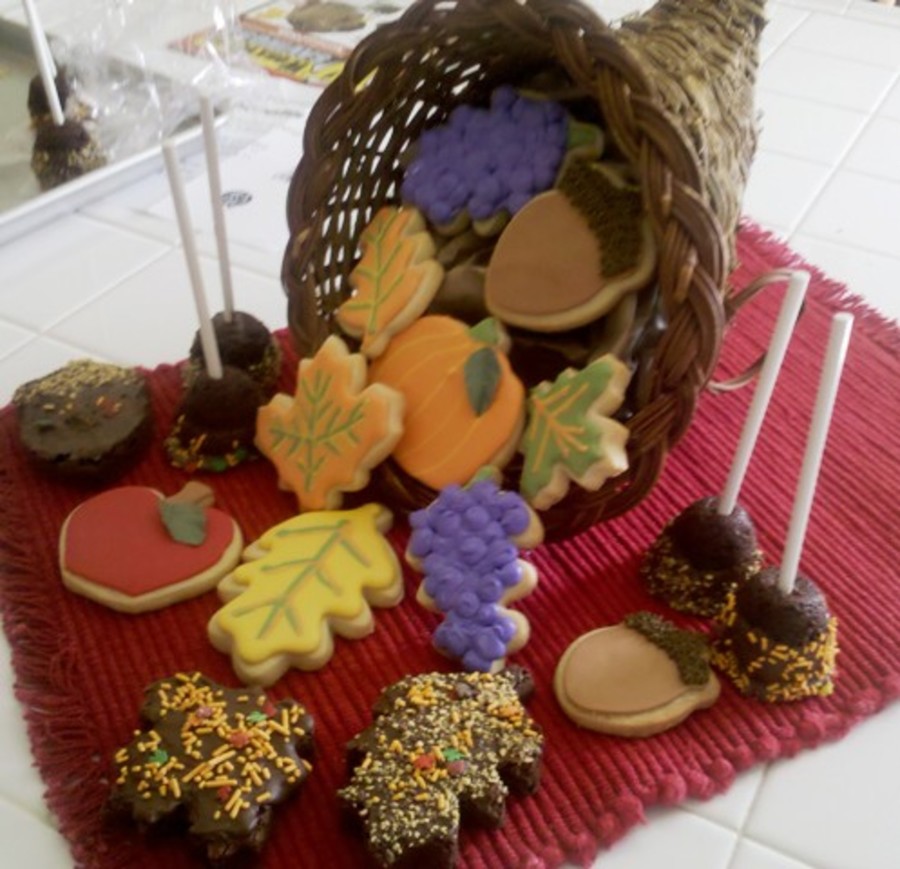Cornucopia Of Cookies - CakeCentral.com