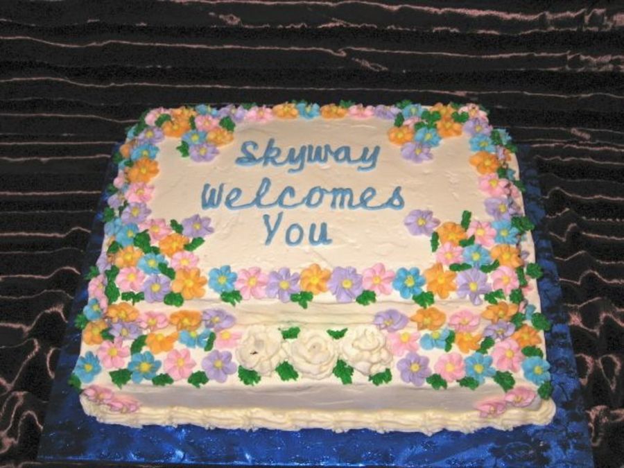 Welcome Cake - CakeCentral.com