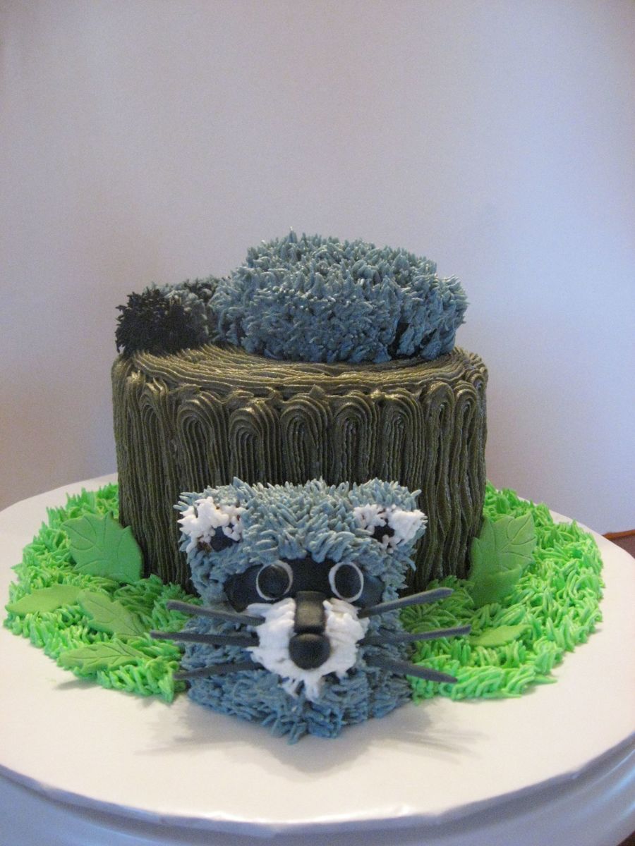 Raccoon Cake - CakeCentral.com
