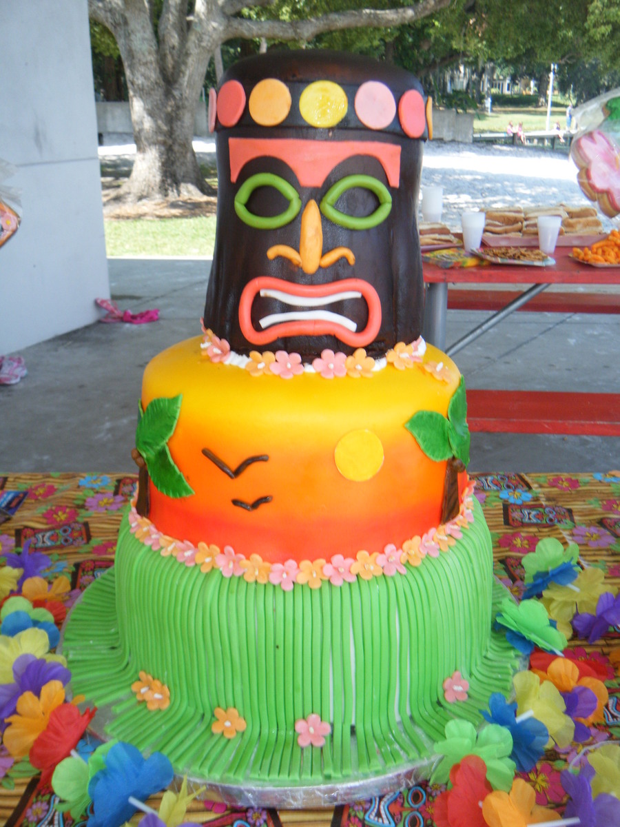 Luau Cake - CakeCentral.com